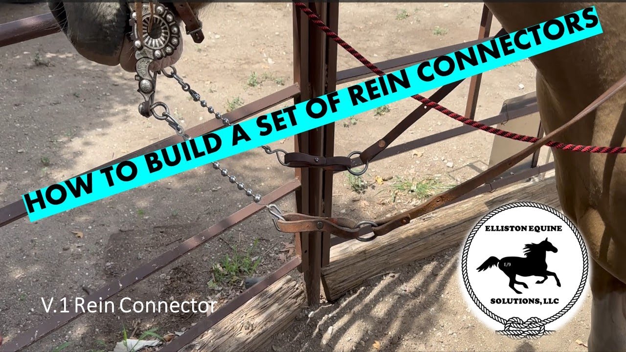 ONE WAY TO MAKE A REIN CONNECTOR - YouTube