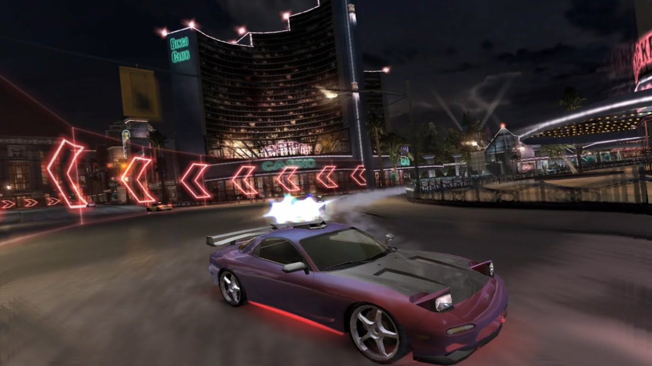 mazda RX 7 - traffic level maximum - hard race - nfs underground 2 ...