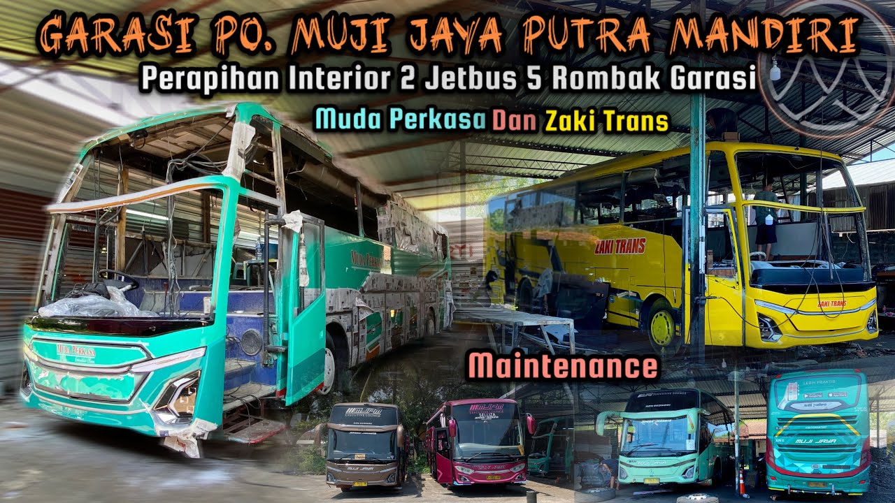 Rombak 2 Unit Jetbus 5 Proses Finishing dan Perapian Interior‼️7 Unit ...