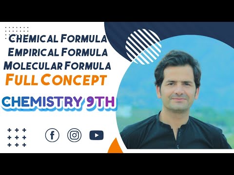 lec# 7 Chemistry 9th| chapter 1|Chemical Formula & it's Types Empirical ...