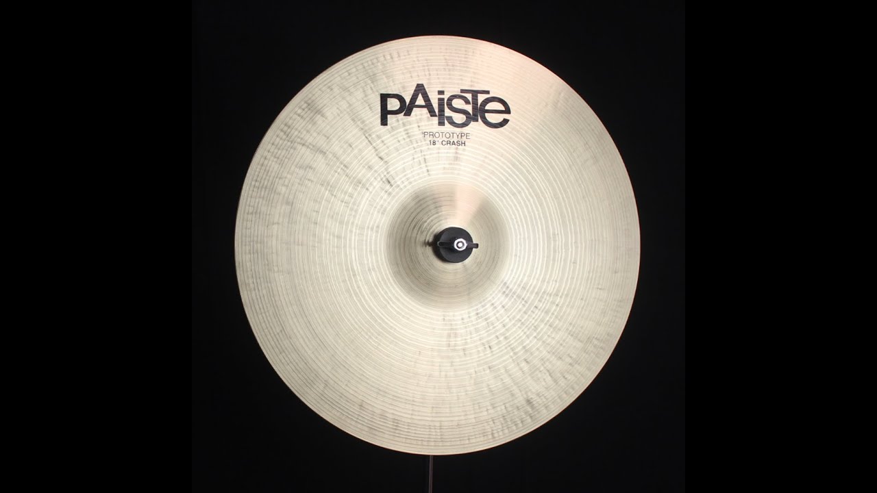 Used Paiste 18" Prototype T20 Crash - 1654g - YouTube