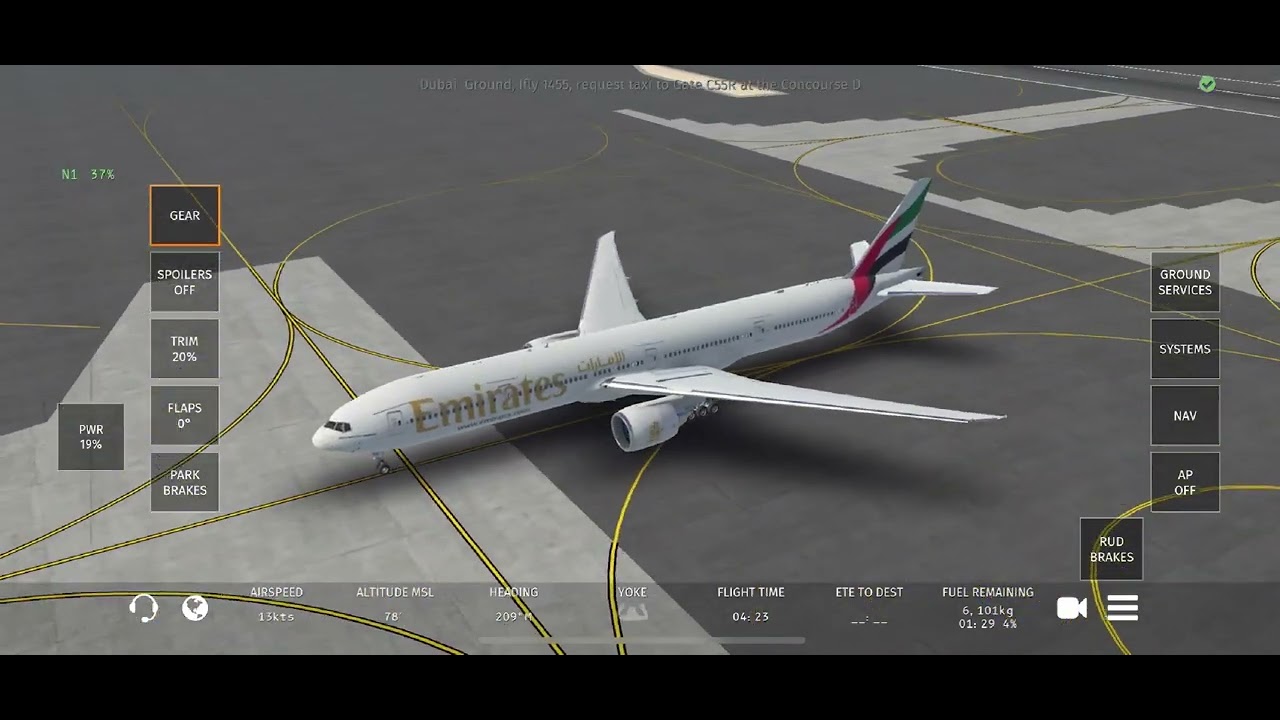Short Final in Dubai | Emirates B77W | Infinite Flight - YouTube