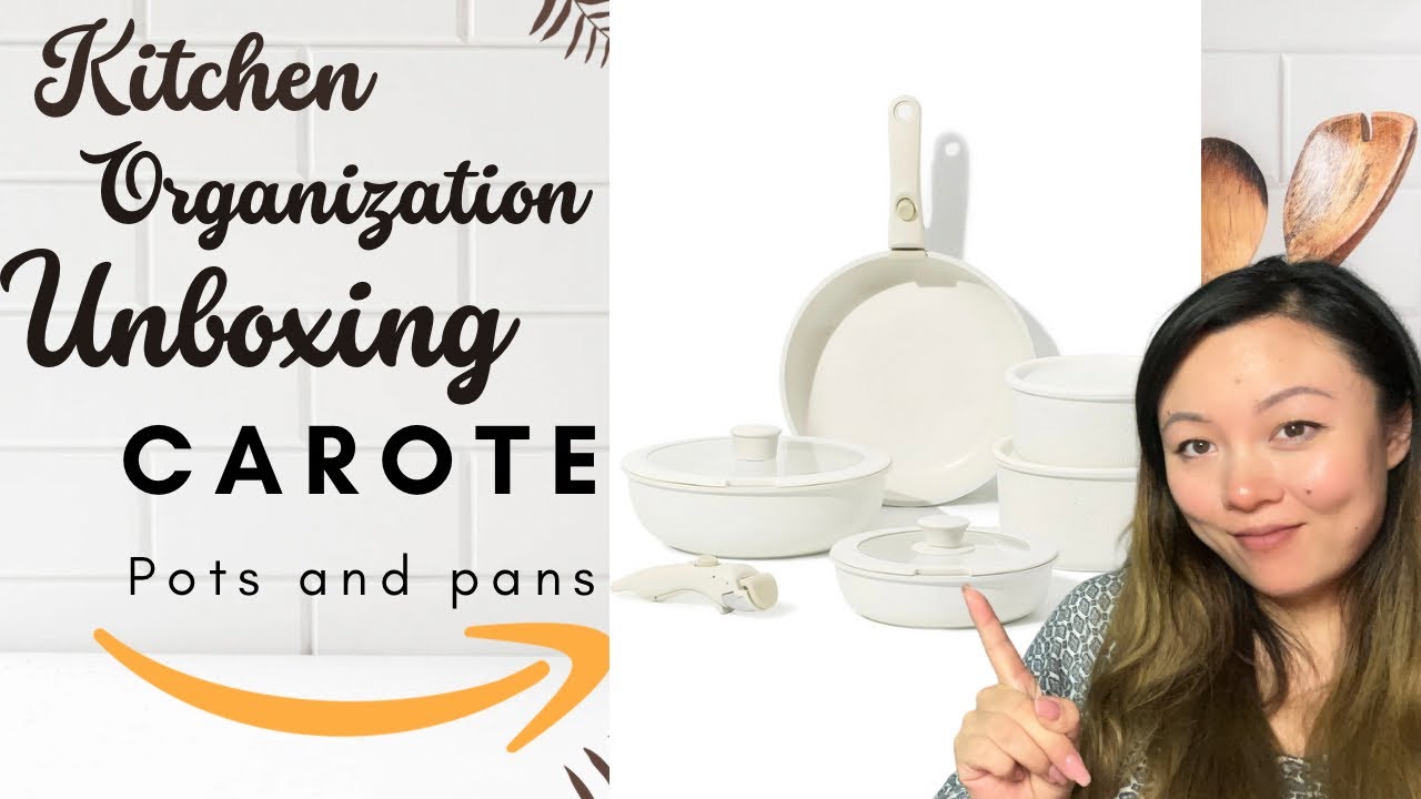 Unboxing CAROTE 11pcs pots and pans | Kitchen Organization - YouTube
