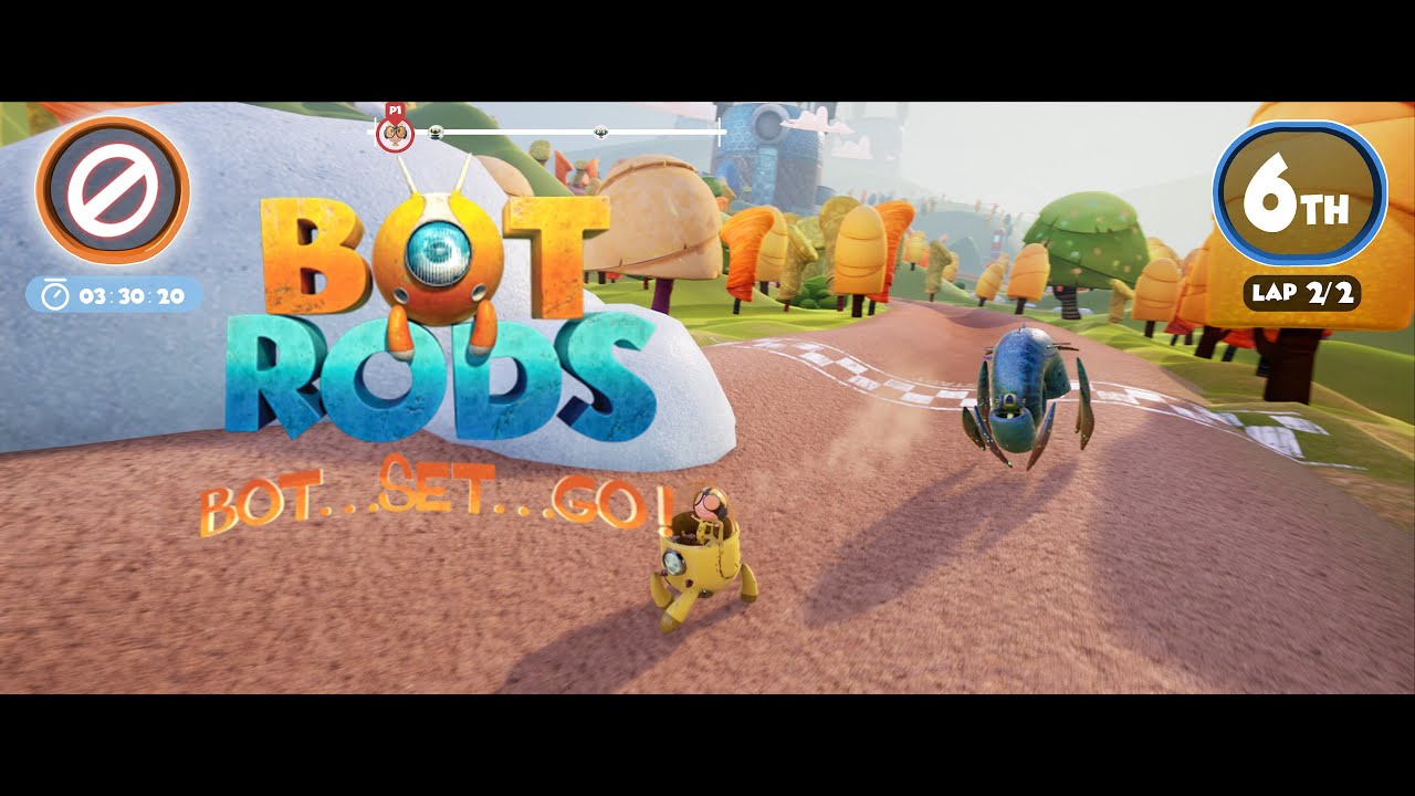 Bot Rods | Arcade Racing Game | PC 1440p Gameplay (3440x1440) - YouTube