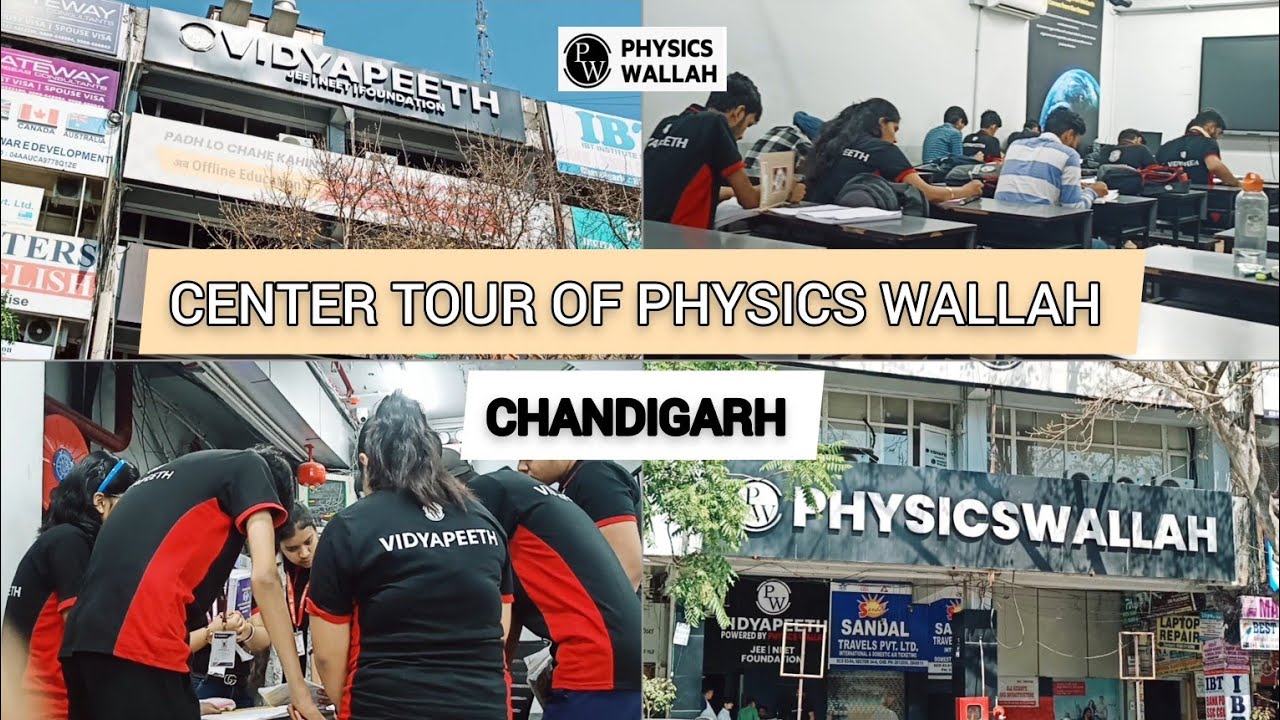 FULL TOUR OF PHYSICS WALLAH CHANDIGARH OFFLINE CENTRE || NEET 2024 || # ...