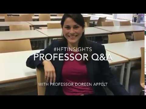 Studierende im Interview mit Prof. Dr. Doreen Appelt - YouTube