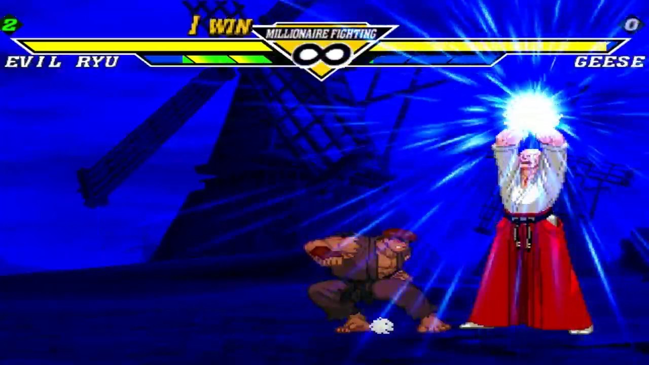 Capcom vs SNK 2 [ Evil Ryu vs Geese Howard ] - YouTube