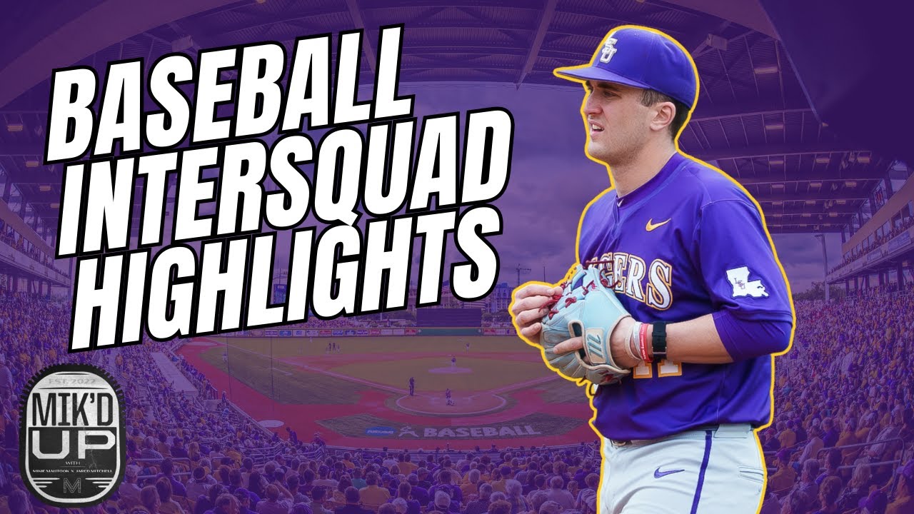 Through The Lens | LSU Baseball Intersquad - YouTube