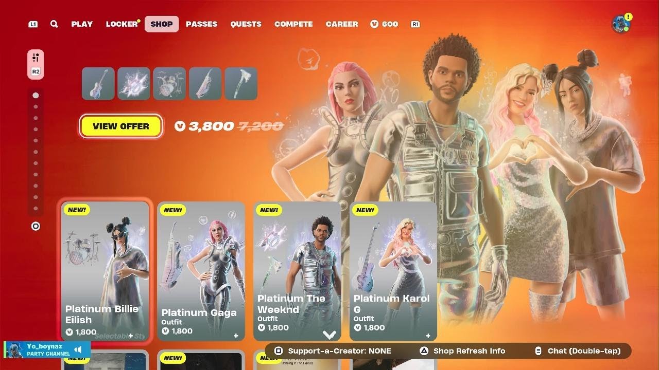 Fortnite shop fire - YouTube