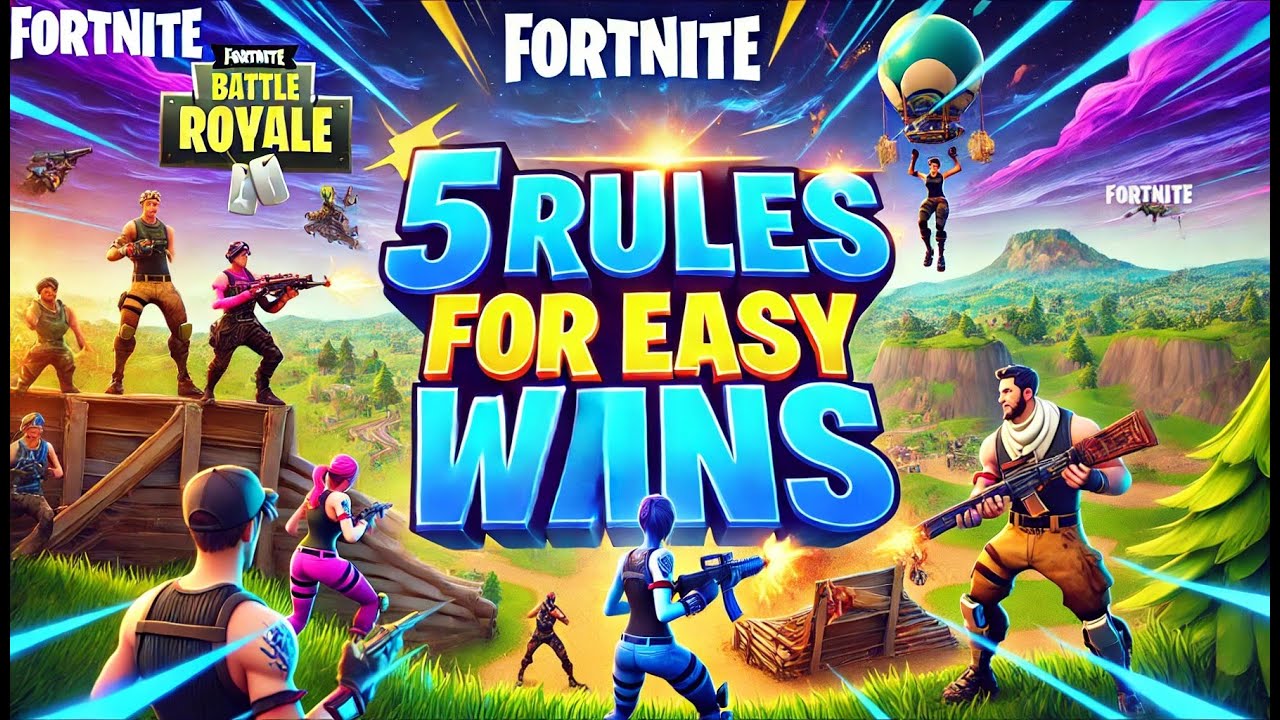 5 Rules for EASY wins in Fortnite!! #fortnite #fortnitewins - YouTube
