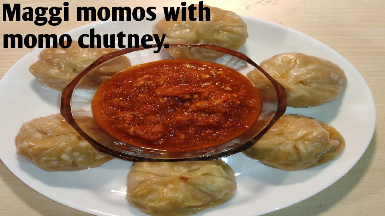 Maggi Momos with momo chutney मैग्गी मोमोज़ और चटनी l - YouTube