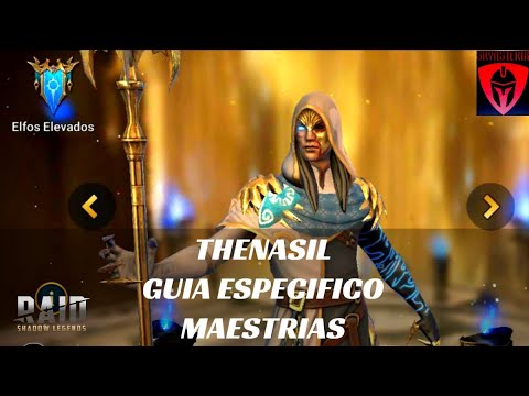 Raid Shadow Legends: PT/BR Thenasil - Guia Especifico - Maestrias - YouTube