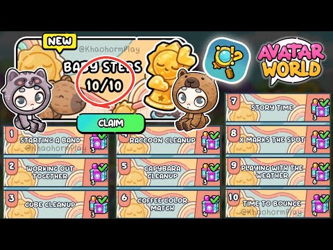 NEW UPDATE! ✅️ ALL NEW SECRETS ( BABY STEPS 10/10 ) OF FAMILY CLUB IN AVATAR WORLD 🌎  PAZU 