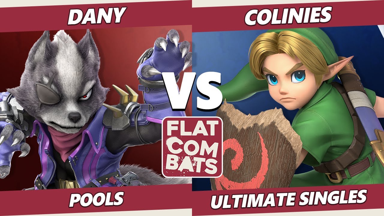 Flat Combats 3 Pools - Dany (Wolf) Vs. Colinies (Young Link) SSBU Smash ...