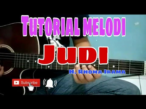 Tutorial Melodi Gitar Lagu JUDI RHOMA IRAMA Mudah Difahami - YouTube