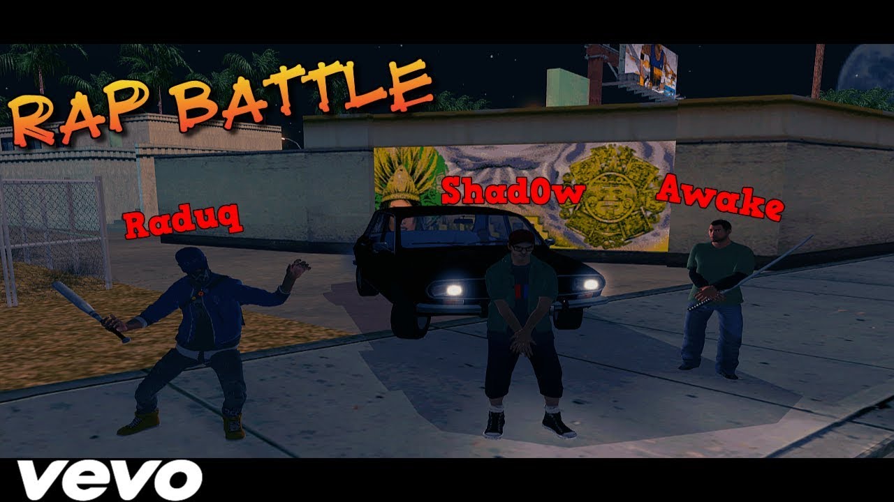 [Parodie SA:MP] Rap Battle: Raduq (b-hood) VS Awake (ruby) + Shad0w (bugged) - YouTube