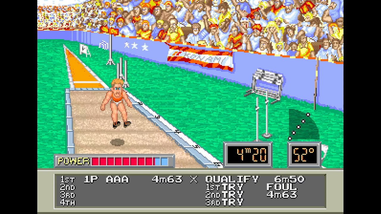 Arcade Game: '88 Games (1988 Konami) Epic losses in sports competitions ...