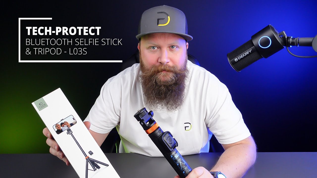 Świetny, Bardzo Długi i Mocny Selfie Stick z Opcją Statywu i Bluetooth - Tech-Protect L03S - YouTube