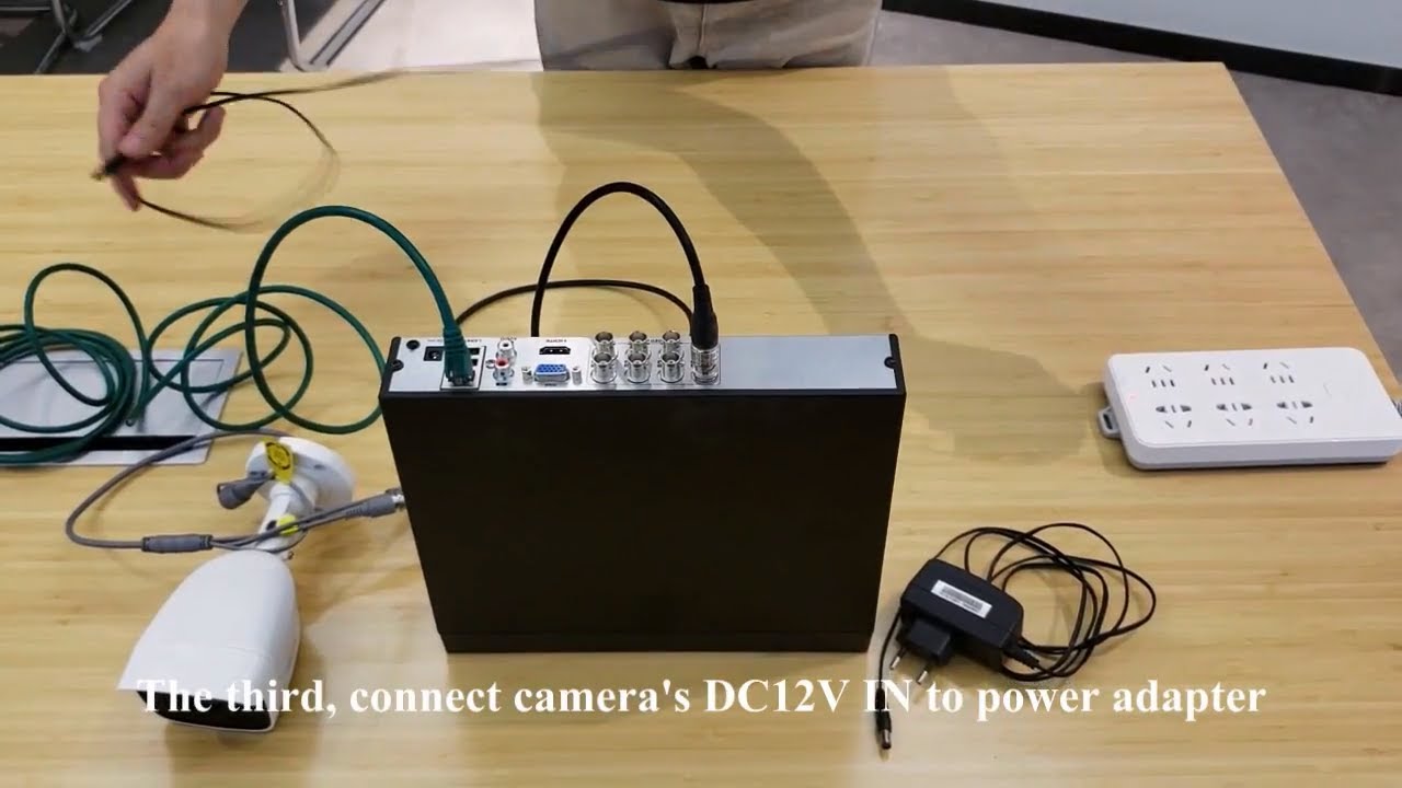 How to connect camera to DVR - YouTube