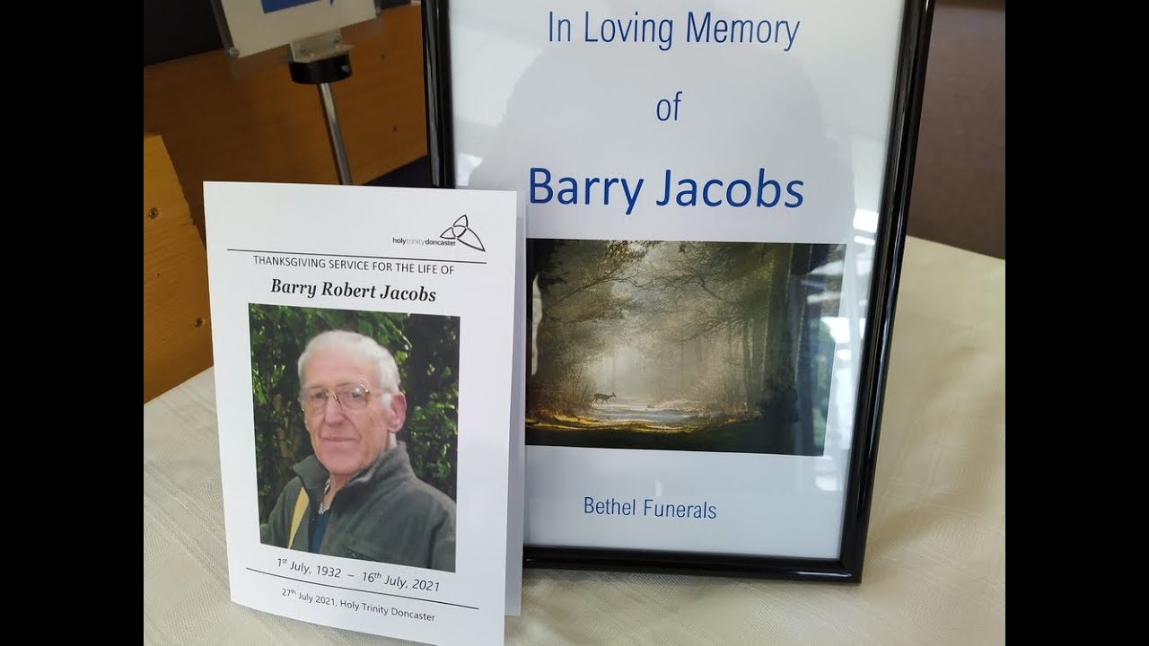 Funeral Service for Barry Jacobs (2021-07-27) - YouTube