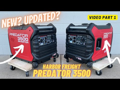 New Updated Predator 3500 Inverter Generator From Harbor Freight? Side by Side Comparison Part 1 ...