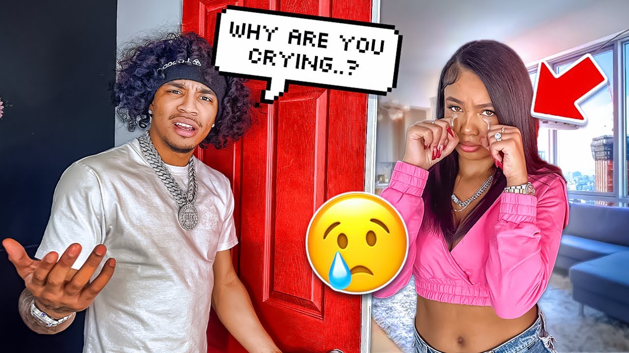 CRYING BEHIND THE DOOR TO SEE JAY CINCO REACTION!!! 🥺😫 - YouTube