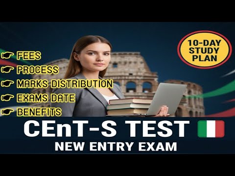 CEnT-S Test Italy 2026 | New Entry Exam for International Students | 10 ...