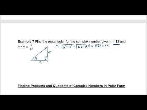 Converting a Complex Number from Polar to Rectangular Form - YouTube