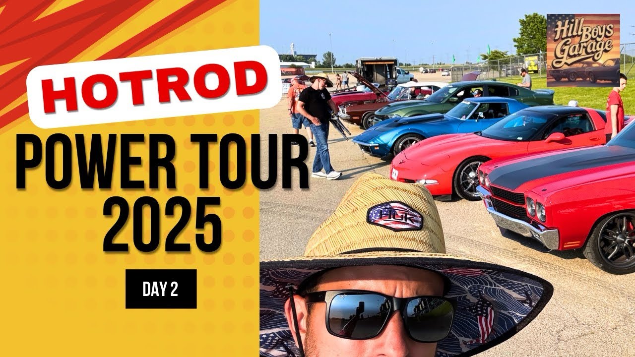 HOTROD Power Tour 2025 Day 2: Cruising, Racing, & Joliet Hotel Lot ...