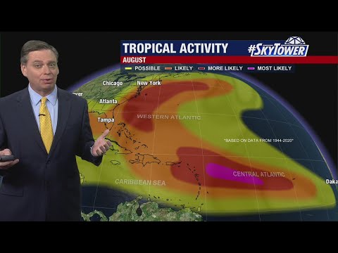 Tropical weather forecast August 1 - 2022 Atlantic Hurricane Season