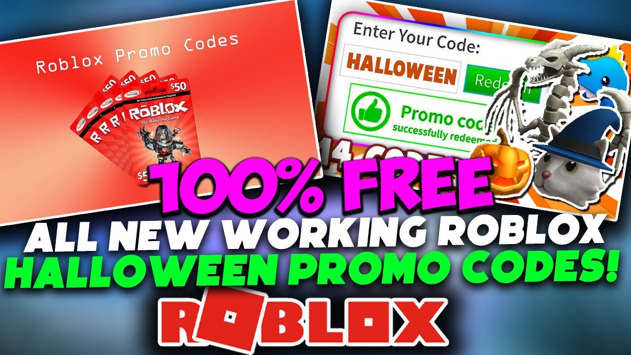 All NEW WORKING Roblox Halloween promo codes! 100% FREE - YouTube