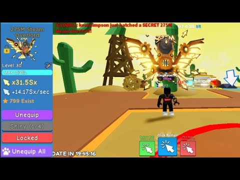 I Finally Hatched A Secret Pet In Clicker Simulator Roblox - YouTube