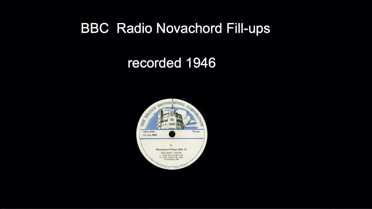 BBC Novachord fill-ups - YouTube