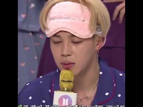 sleepy jimin singing tomato song 💜🤗💜let him sleep😴😴😴