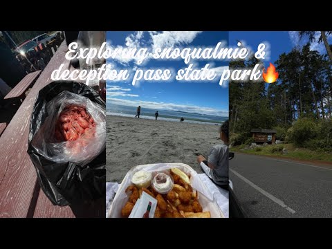 Exploring snoqualmie / shrimp shack / deceptions pass state park🔥🔥 ...