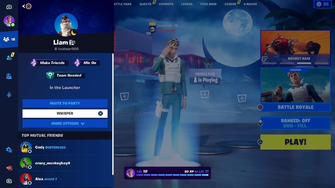 Fortnite Season 4 With Liam - YouTube