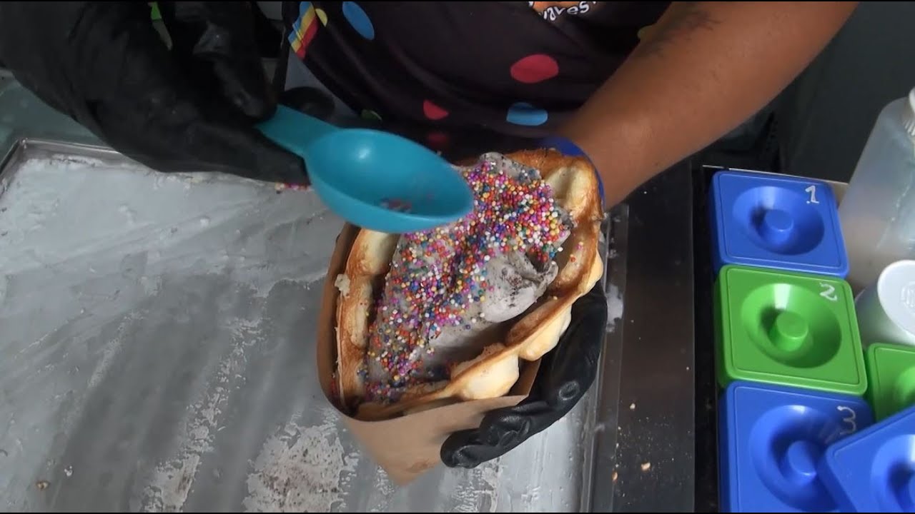 Helados fritos que refrescan el verano de los peruanos - YouTube