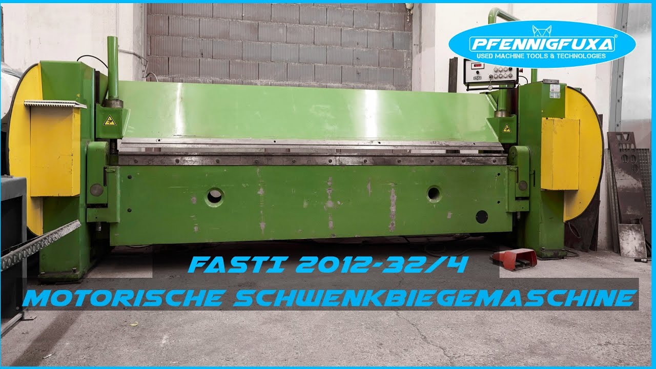 FASTI Schwenkbiegemaschine - YouTube