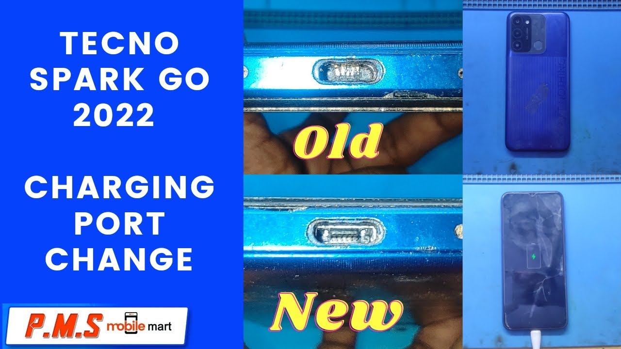 Tecno Spark Go 2022 charging port change | Charging problem | Charging ...