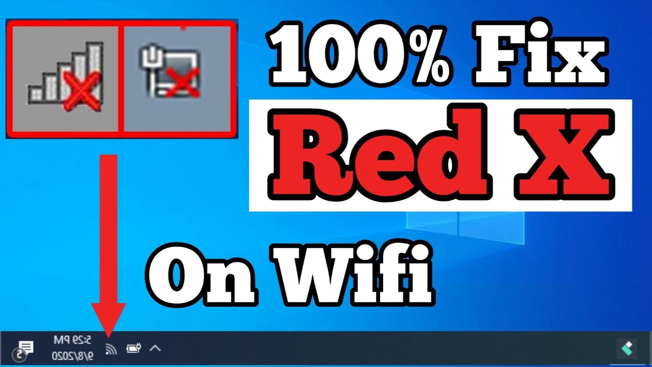 How To Fix Red X On Wifi In Windows 10 | New Method To Fix Wifi ...