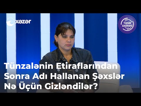Tünzalənin Etiraflarından Sonra Adı Hallanan Şəxslər Nə Üçün Gizləndilər?