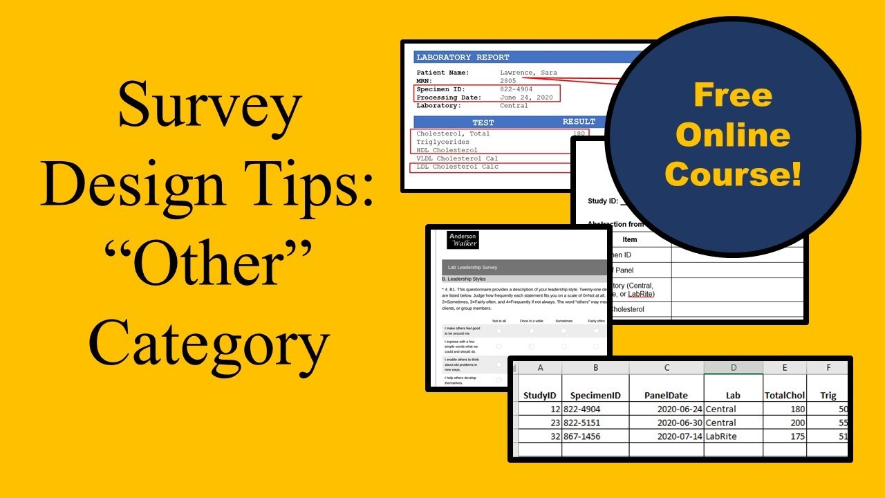 Survey Design Tips: How to Handle an “Other” Category? – Free Online ...