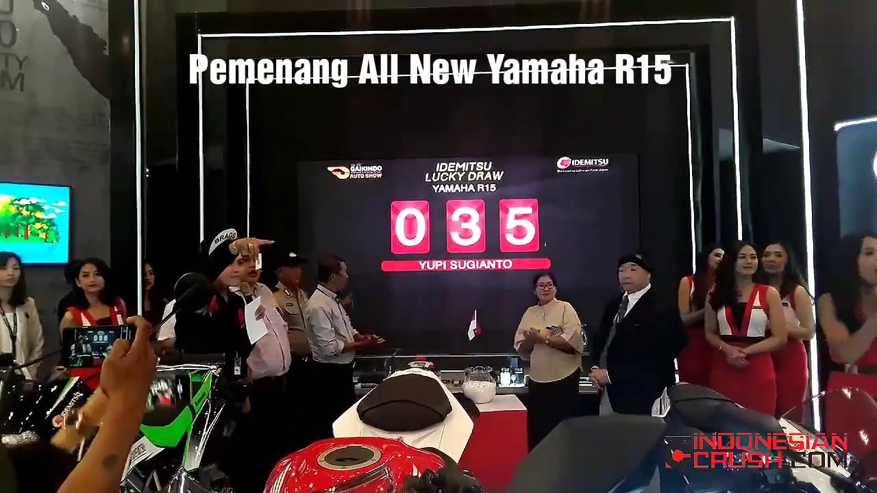 PENGUMUMAN PEMENANG IDEMITSU LUCKY DRAW GIIAS 2017 - YouTube