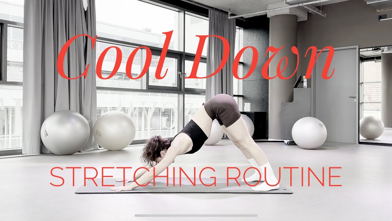 Stretching Routine & Cool Down (8 minutes) - YouTube