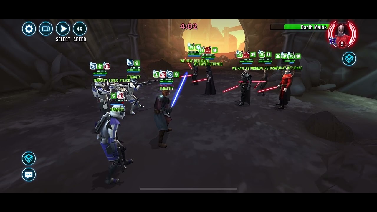 SWGOH TW - can GAS overcome Malgus with the 75% H+P cron (and 200 ...