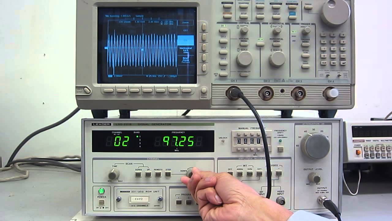 Leader LSG-221B Signal generator 動作確認 - YouTube