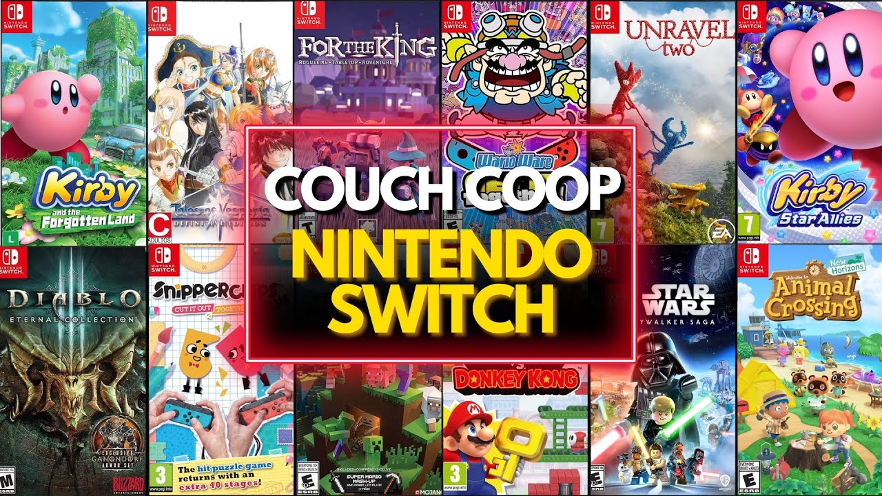 TOP 40 Best Couch Co-Op Games on Nintendo Switch (2024) - YouTube