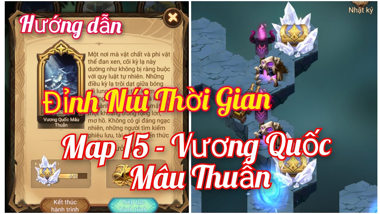 Afk Arena | Hướng dẫn Đỉnh Núi Thời Gian Map 15 - Vương Quốc Mâu Thuẫn ...