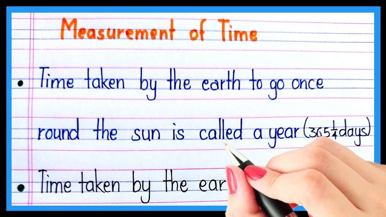 What is measurement of time | Time ka measurement - YouTube