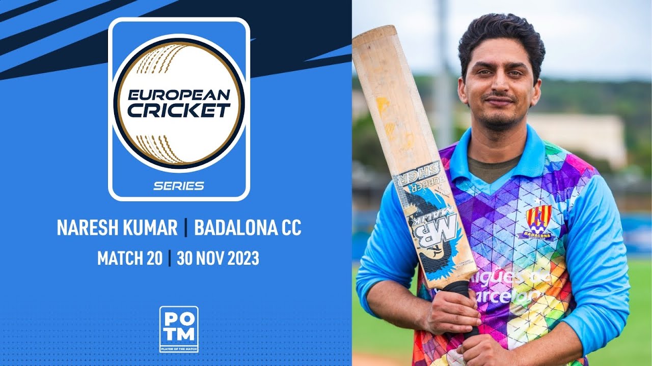 POTM: N.Kumar - BCC vs SOH | Highlights | ECS Spain, 2023 | 30 Nov 2023 ...